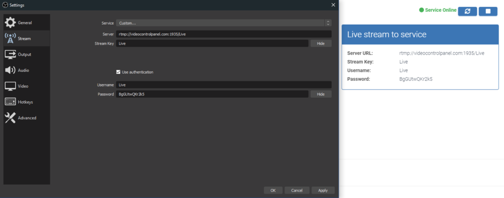 Connecting your encoder - Media Control Panel