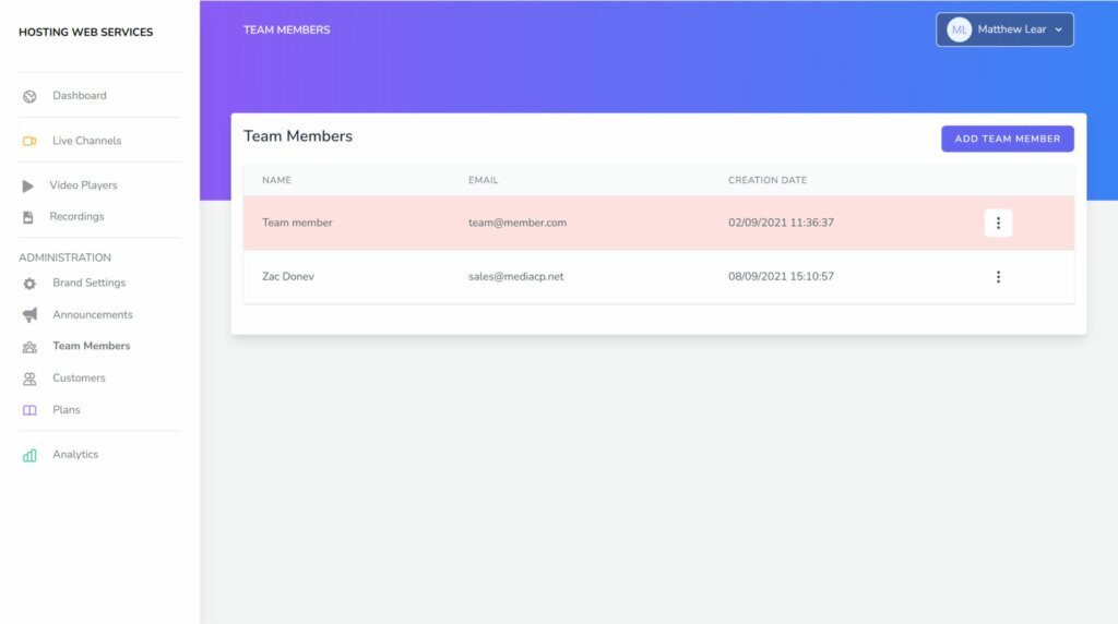 Cloud Live Video Streaming Platform