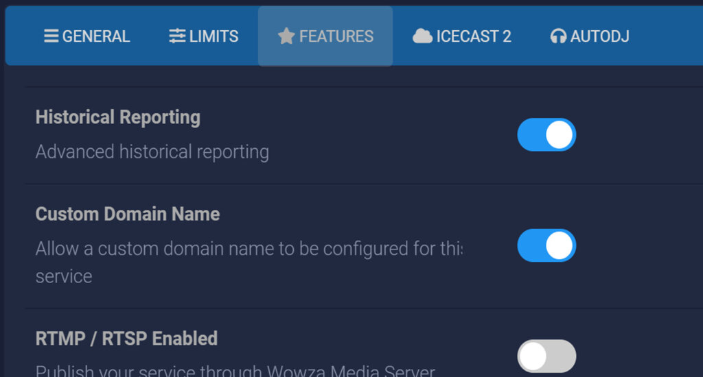 Shoutcast & Icecast Control Panel - Media Control Panel
