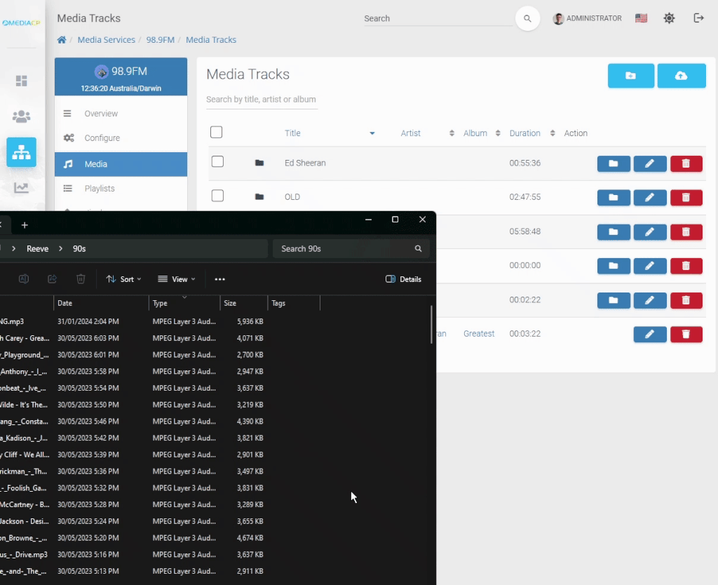 Managing Your Media - Media Control Panel